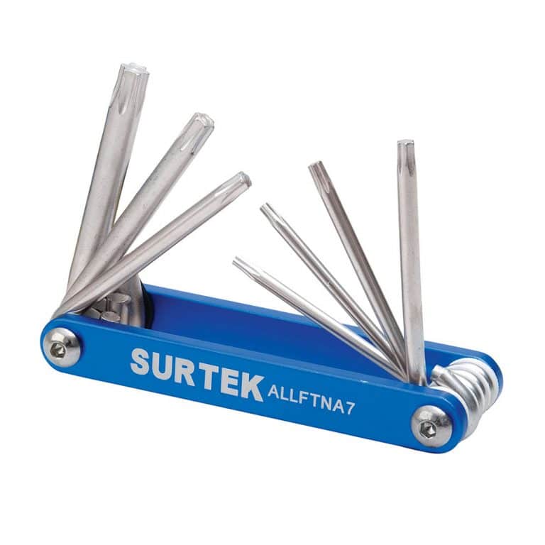 Juego de 7 Llaves Hexagonalagonlaes Tipo L Torx T10-T40 Urrea 4972T ...